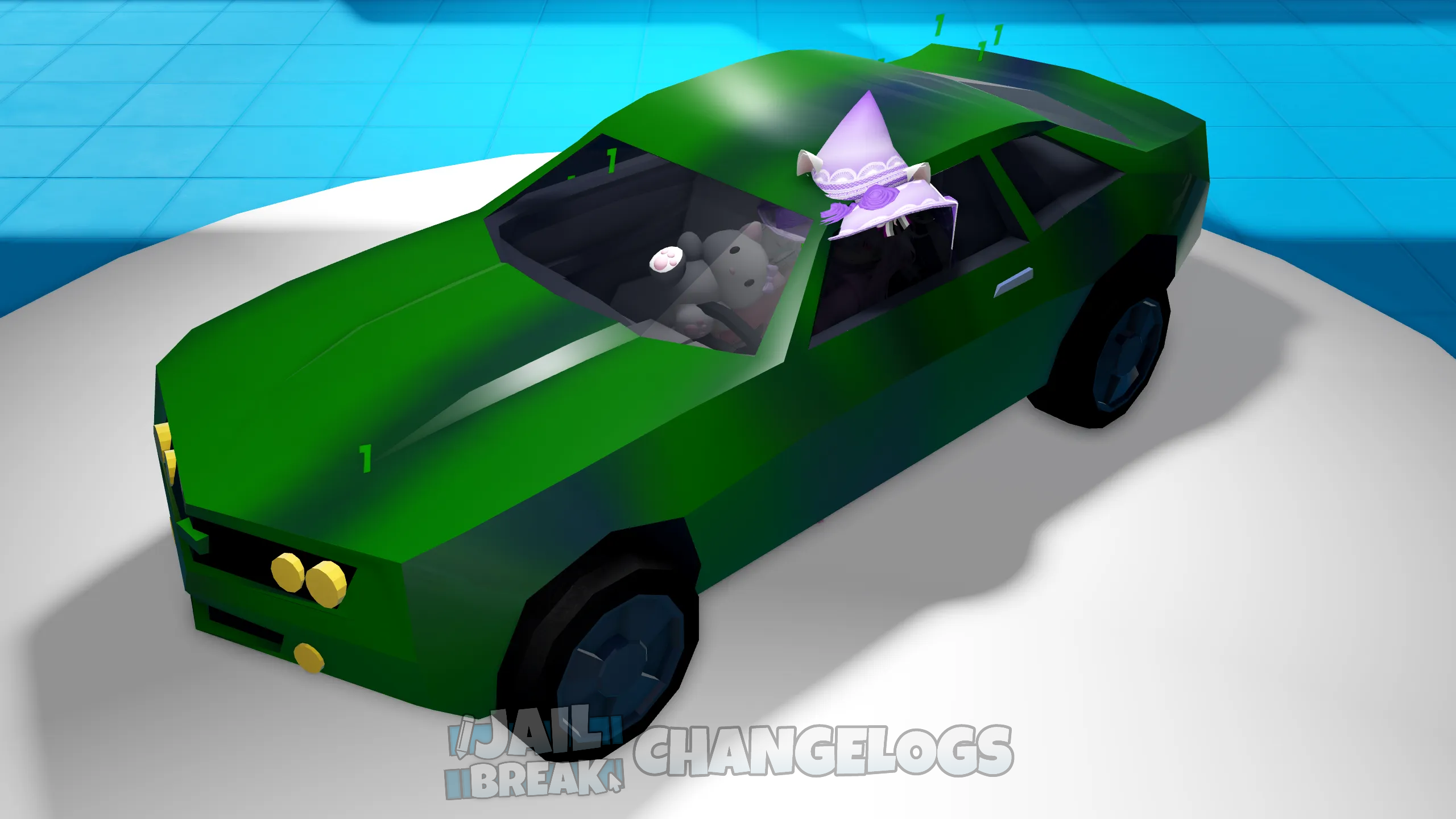 HyperGreen Level 1 (HyperChrome) | Roblox Jailbreak