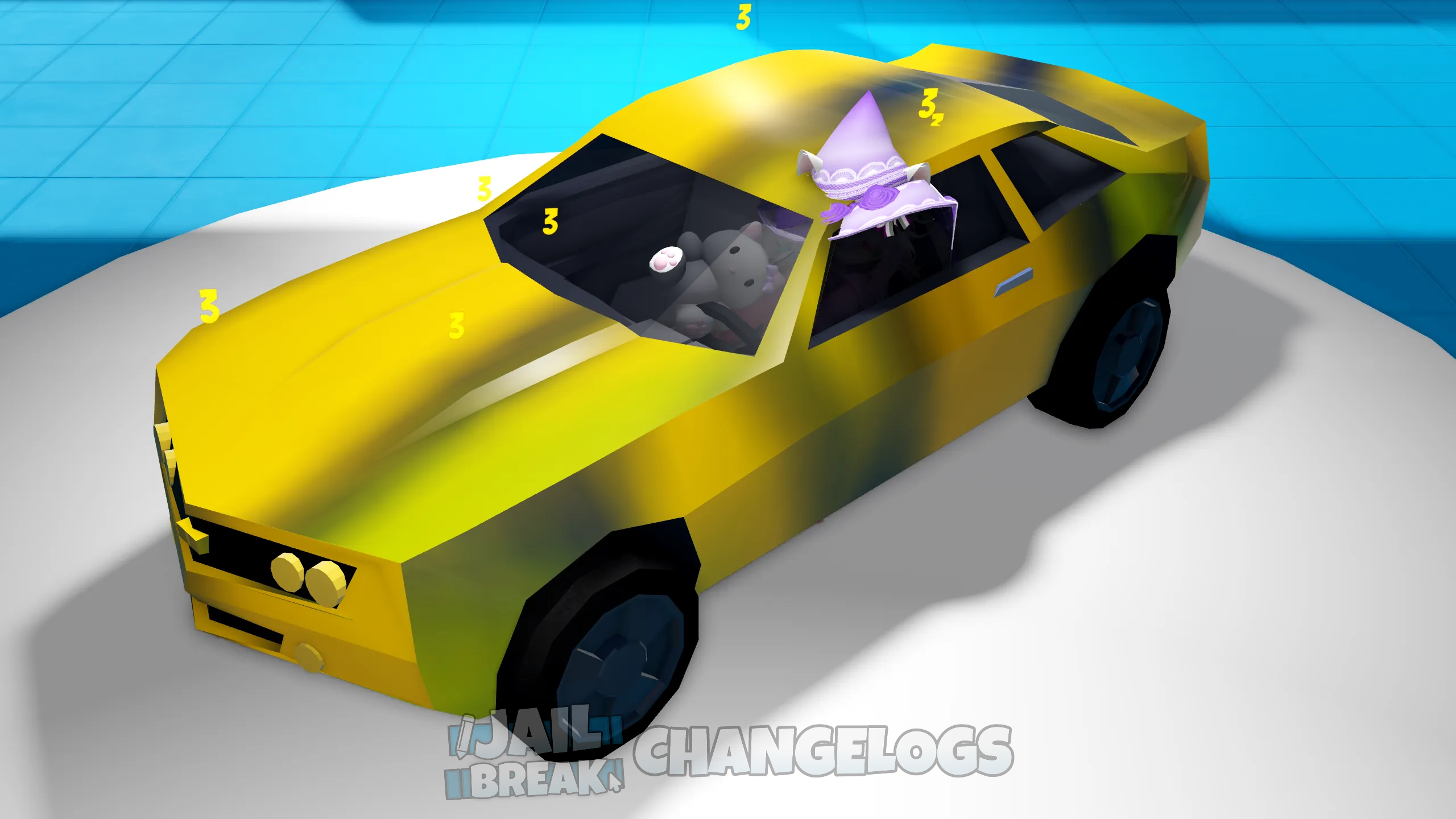 HyperYellow Level 3 (HyperChrome) | Roblox Jailbreak